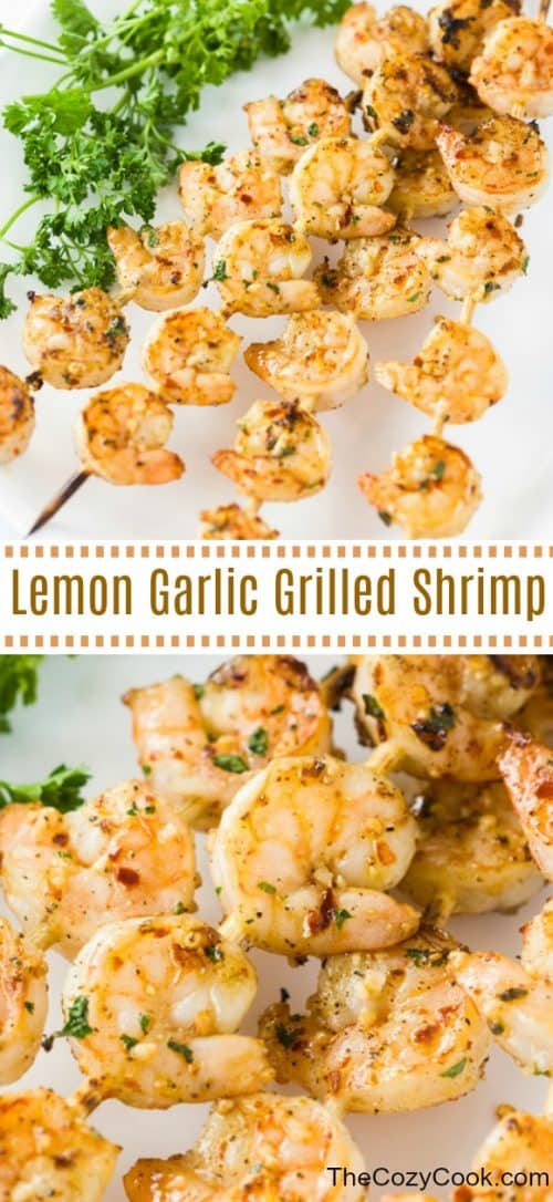 Lemon Garlic Shrimp - Grilled, Baked, or Pan Fried! - The Cozy Cook