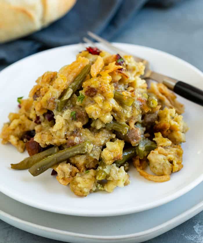 Stuffing Casserole - The Cozy Cook