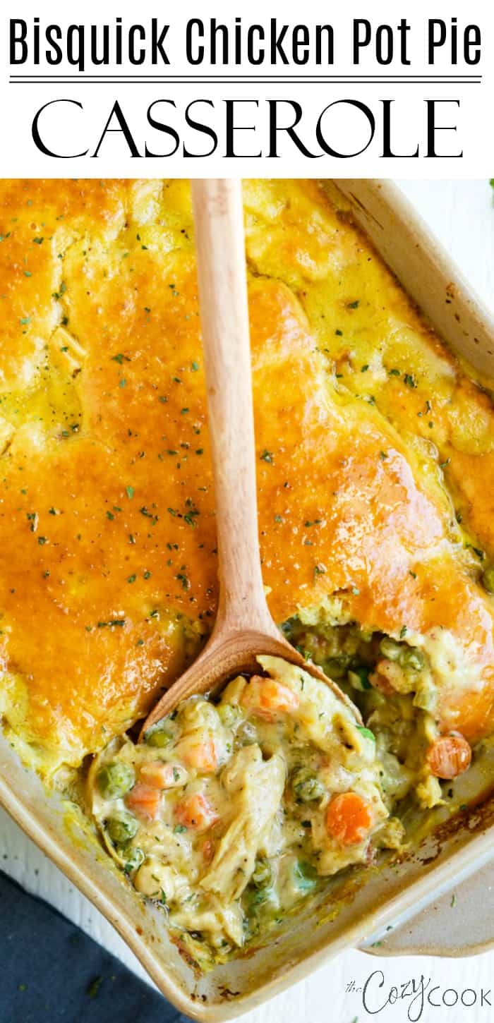 Bisquick Chicken Pot Pie (Crock Pot & Instant Pot Friendly!) - The Cozy ...