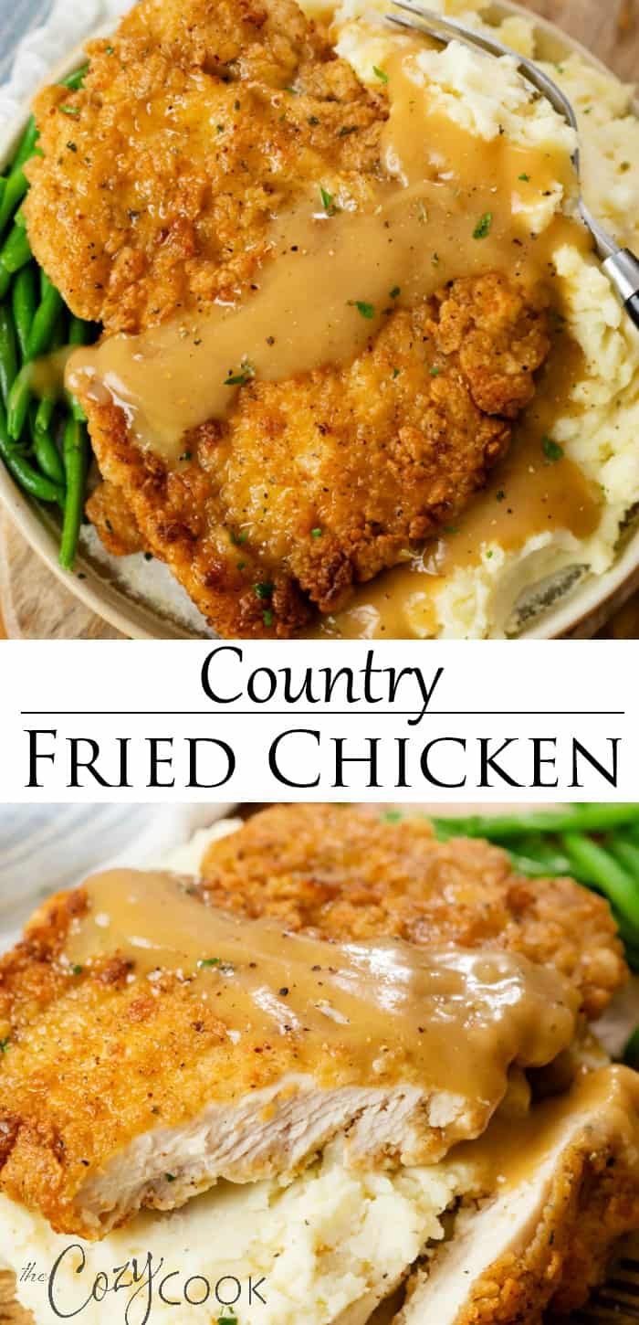 Country Fried Chicken - The Cozy Cook