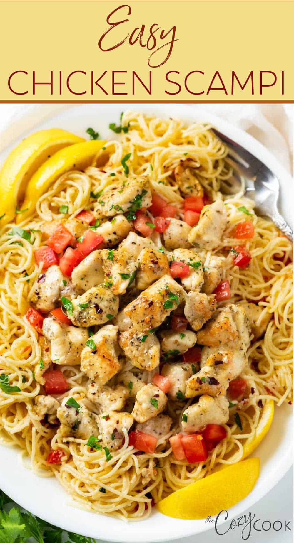 Chicken Scampi - The Cozy Cook