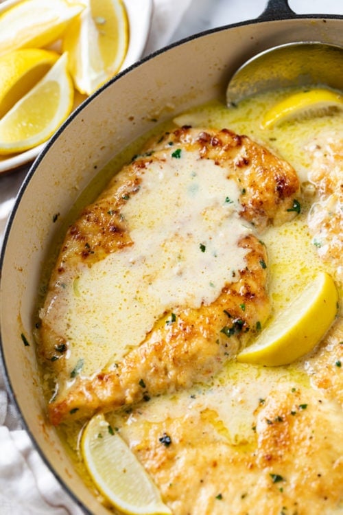 Creamy Lemon Chicken - The Cozy Cook
