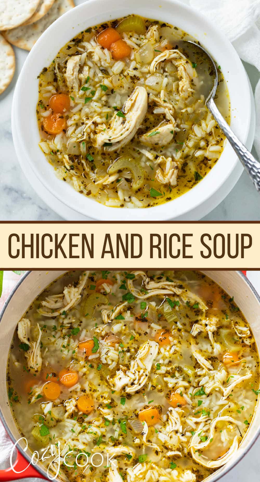 Chicken and Rice Soup - The Cozy Cook