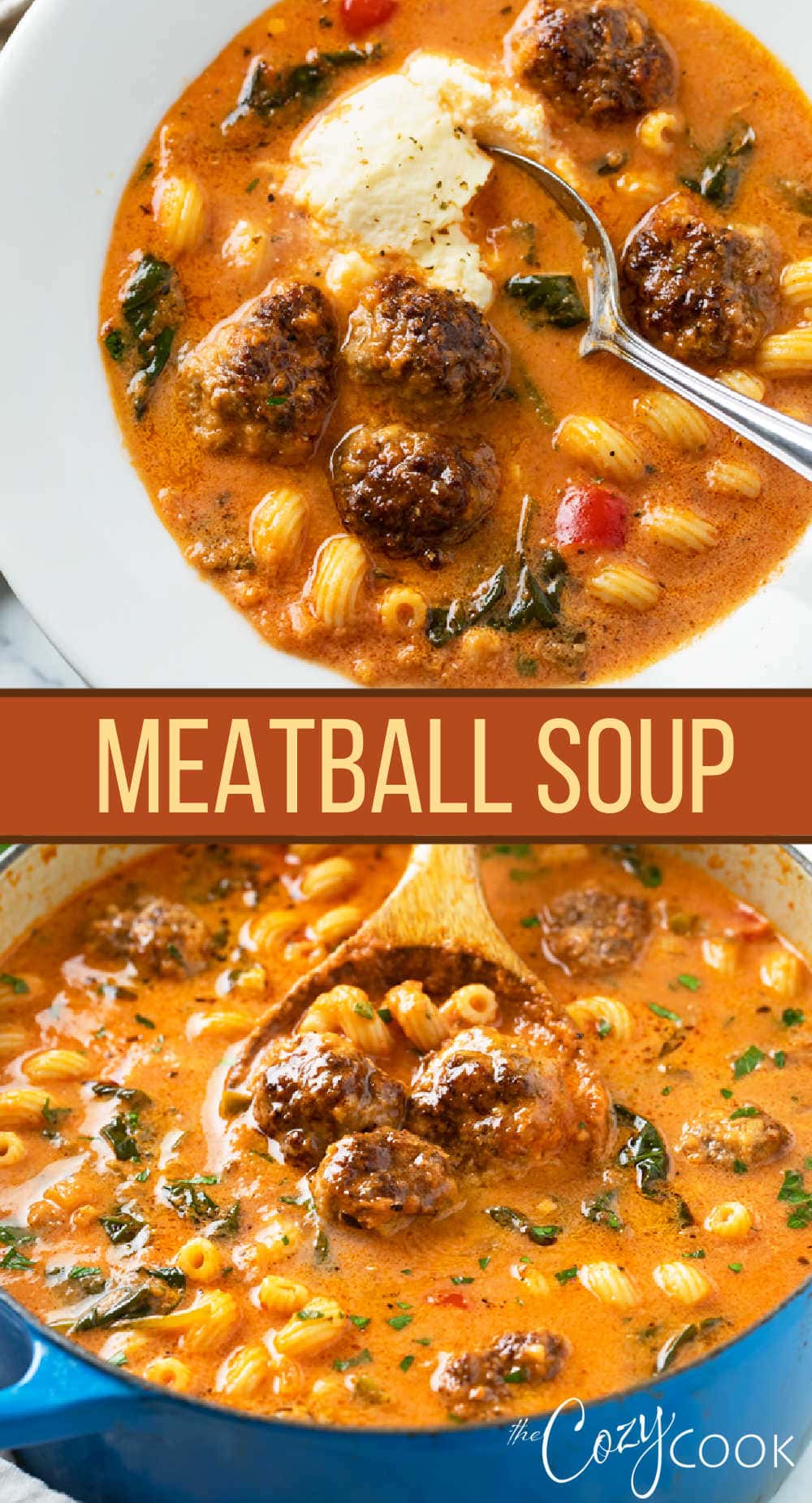 Meatball Soup - The Cozy Cook