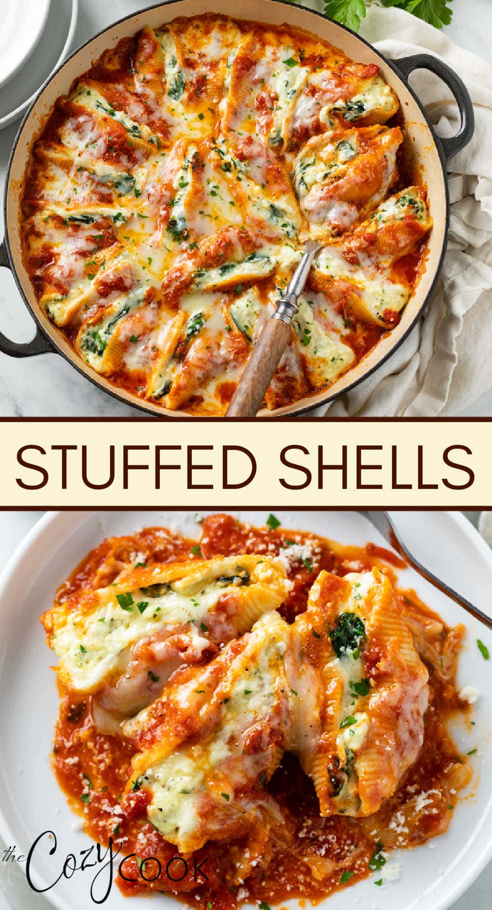 Stuffed Shells - The Cozy Cook