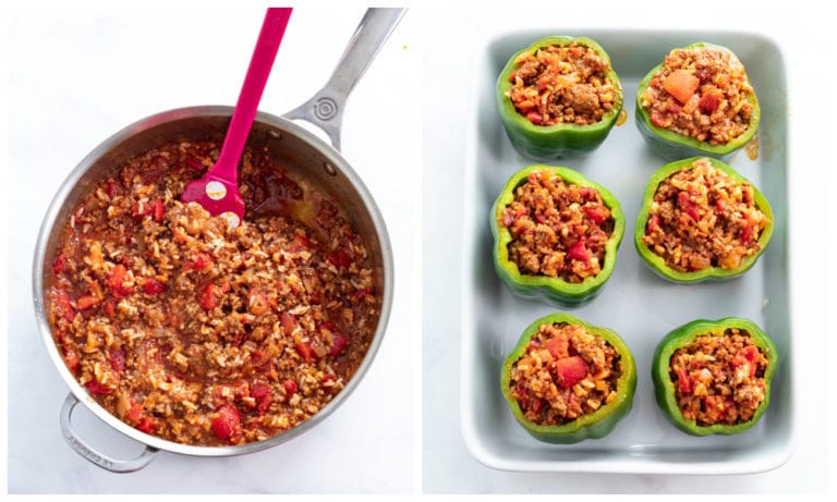 Stuffed Bell Peppers - The Cozy Cook