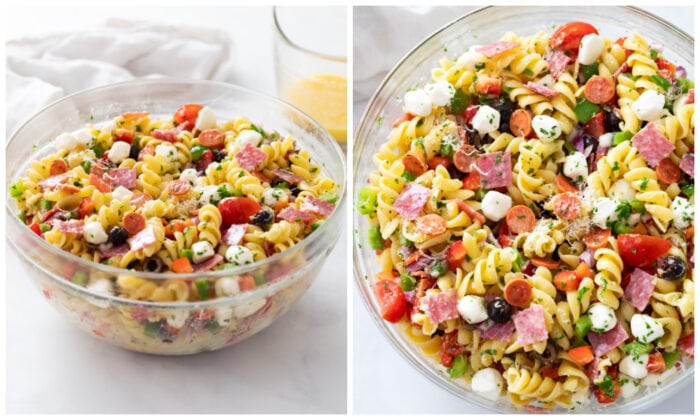 Italian Pasta Salad - The Cozy Cook