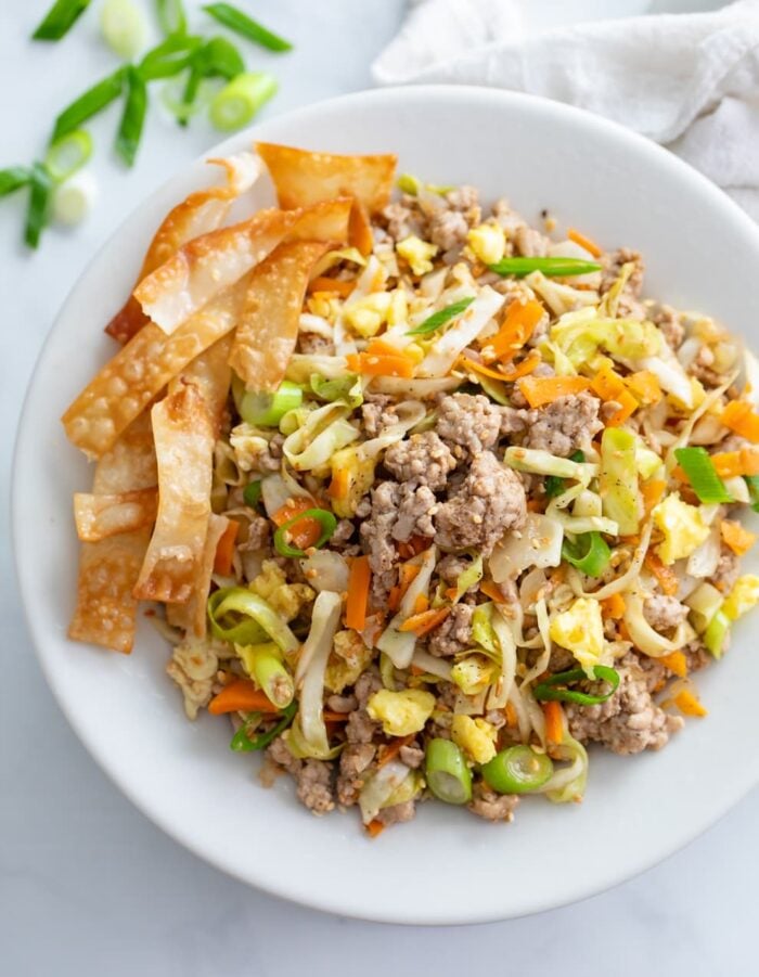 Egg Roll in a Bowl - The Cozy Cook