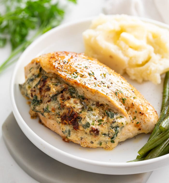 Stuffed Chicken Breast - The Cozy Cook