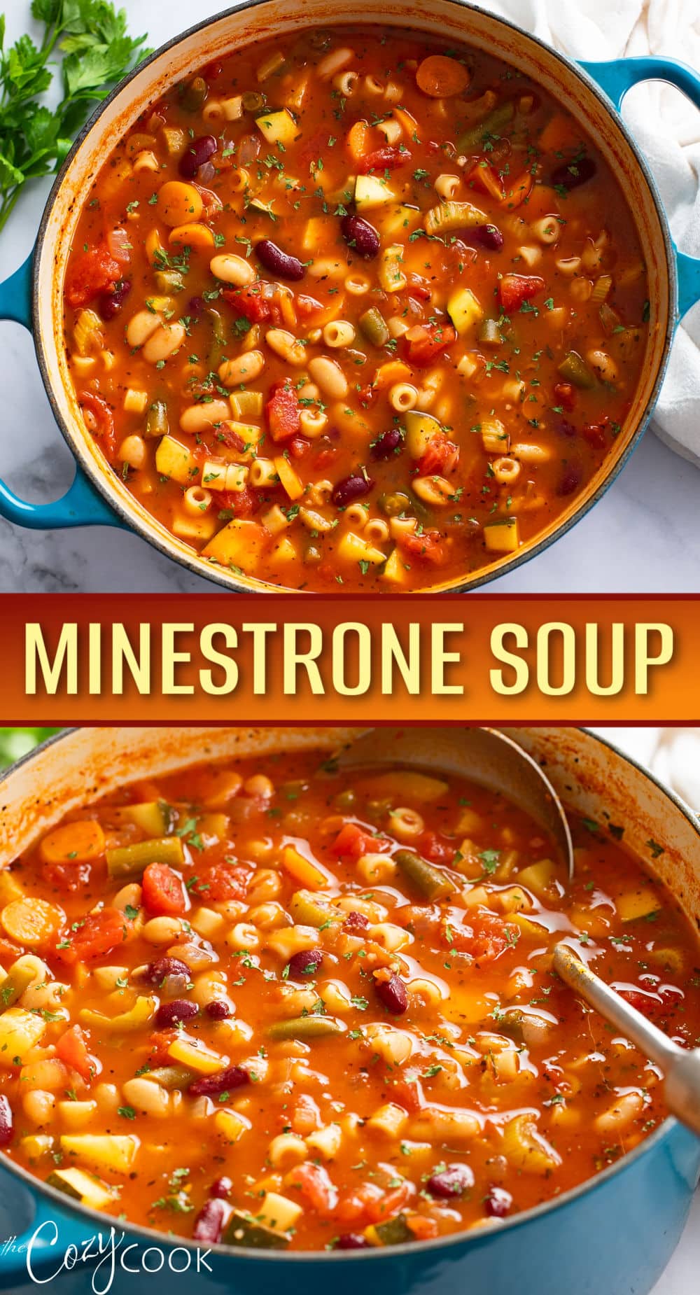 Minestrone Soup - The Cozy Cook