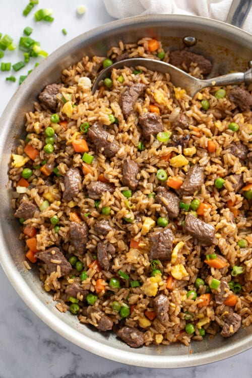 Beef Fried Rice - The Cozy Cook