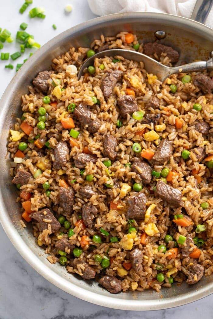 Beef Fried Rice - The Cozy Cook