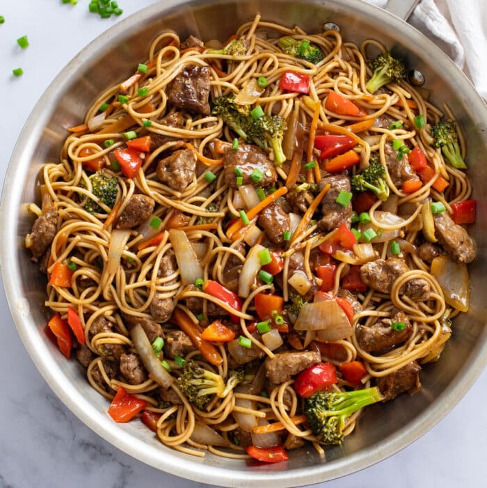 Beef Lo Mein - The Cozy Cook