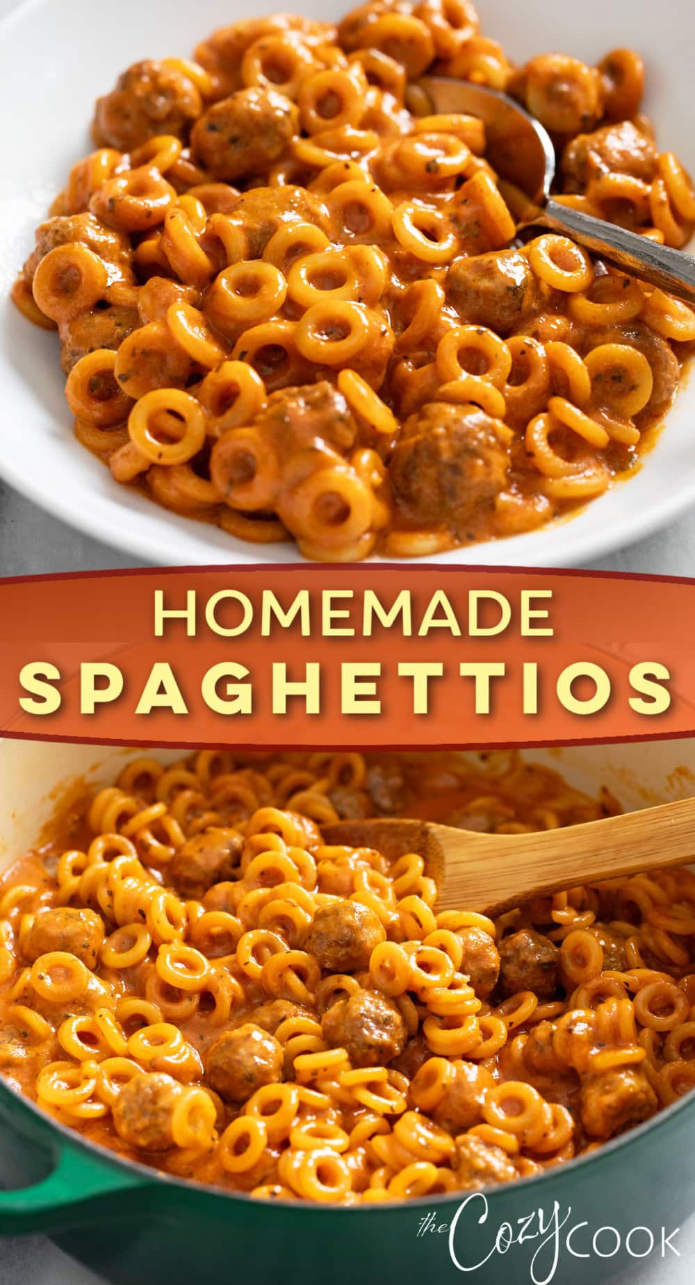 Homemade Spaghettios (One Pot!) - The Cozy Cook