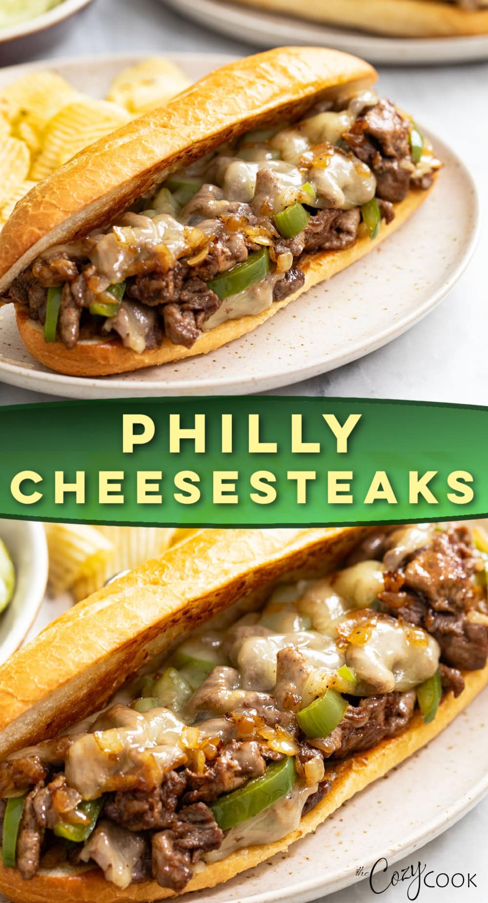 Philly Cheesesteak Recipe - The Cozy Cook